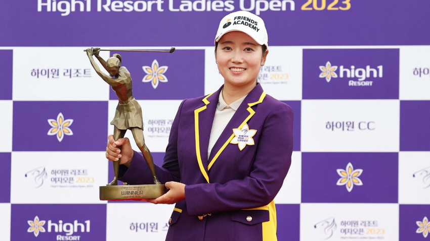 2022 KLPGA 투어 : KLPGA 소식 : ‘하이원의 여왕’ 한진선, 이글 2방으로 2년 연속 우승 [KLPGA] : SBS Golf