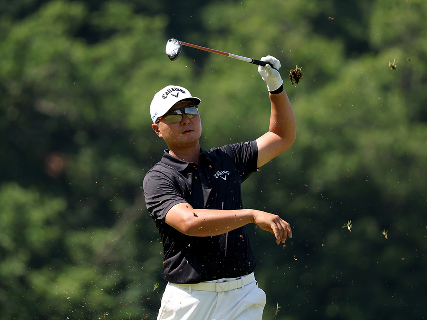 SBS Golf 뉴스 : KPGA : [하나은행 인비테이셔널] 1R. 단독 선두 김성용, 공동 2위 이태훈 인터뷰_오후 2시 ...